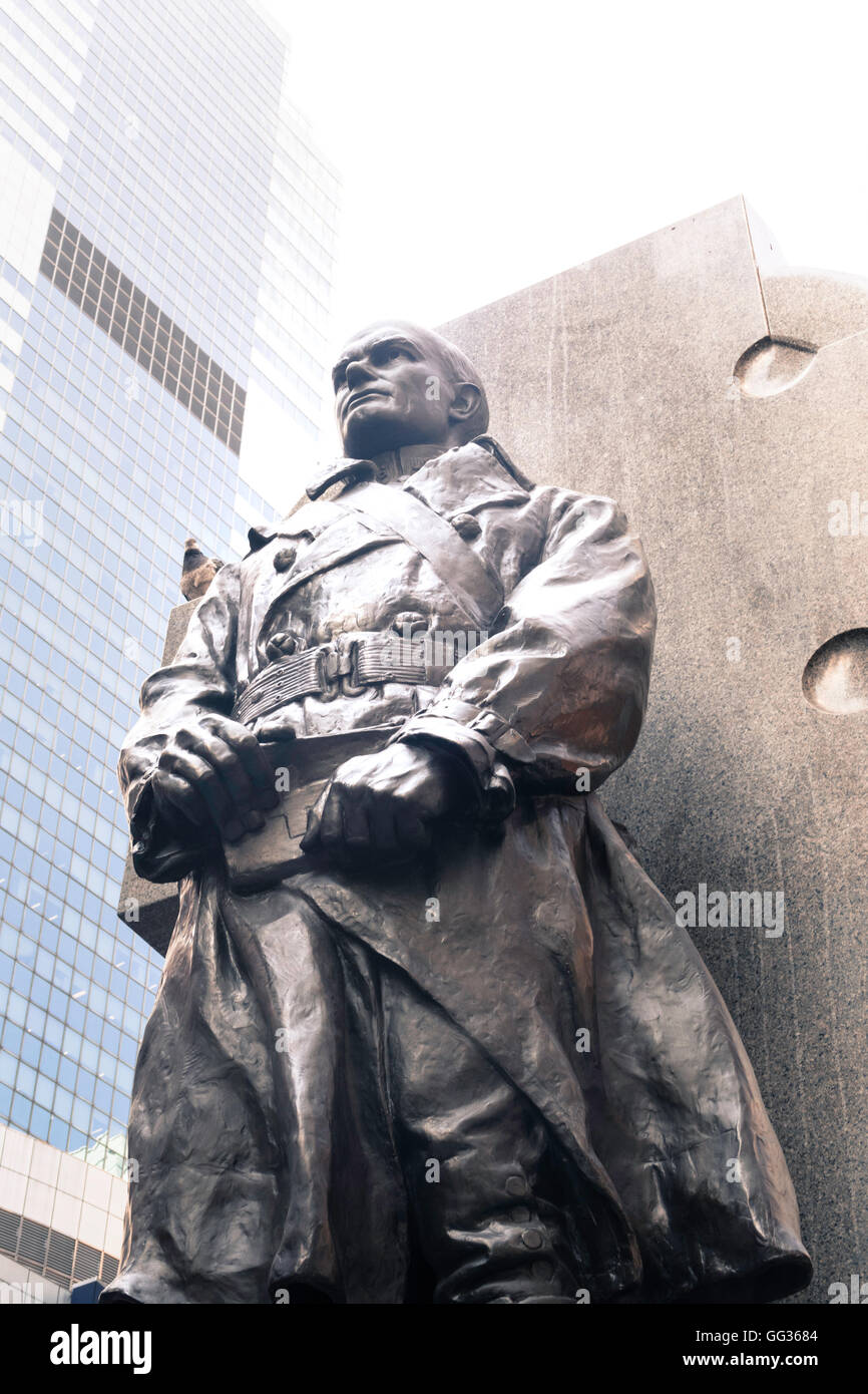 Father Duffy Statue in Times Square, NYC Stock Photo - Alamy