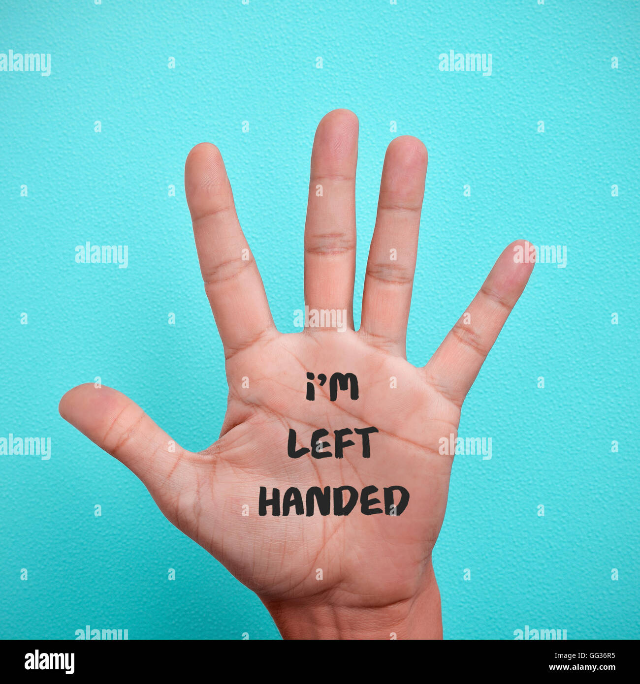Palm of left hand hi-res stock photography and images - Alamy