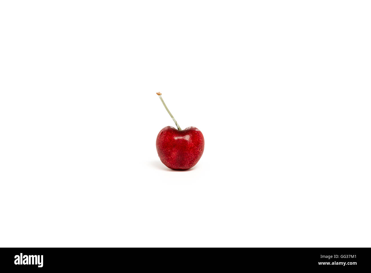 Sweet fresh cherry isolated on white background Stock Photo - Alamy