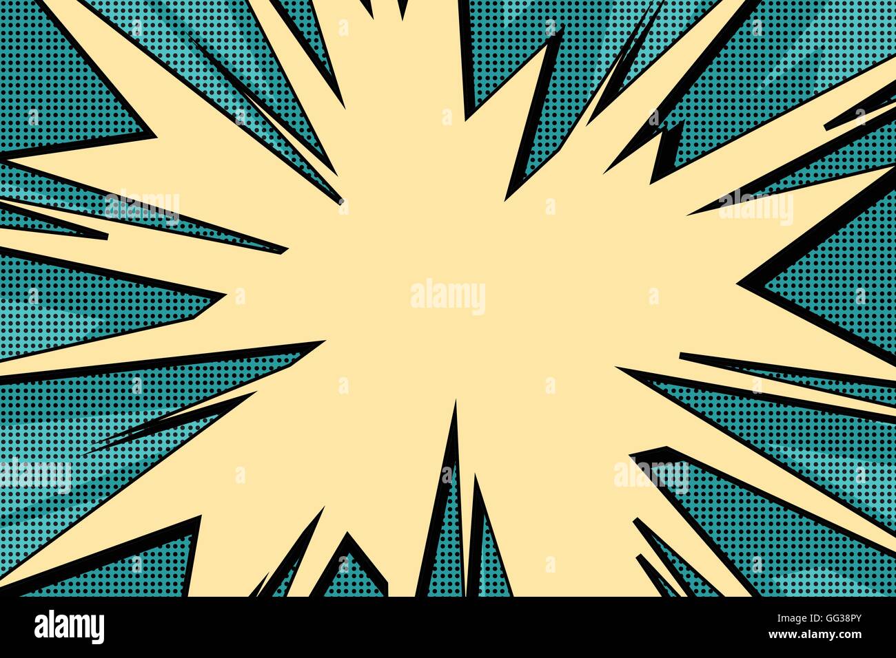 Explosive pop art background comics bubble Stock Vector Image & Art - Alamy