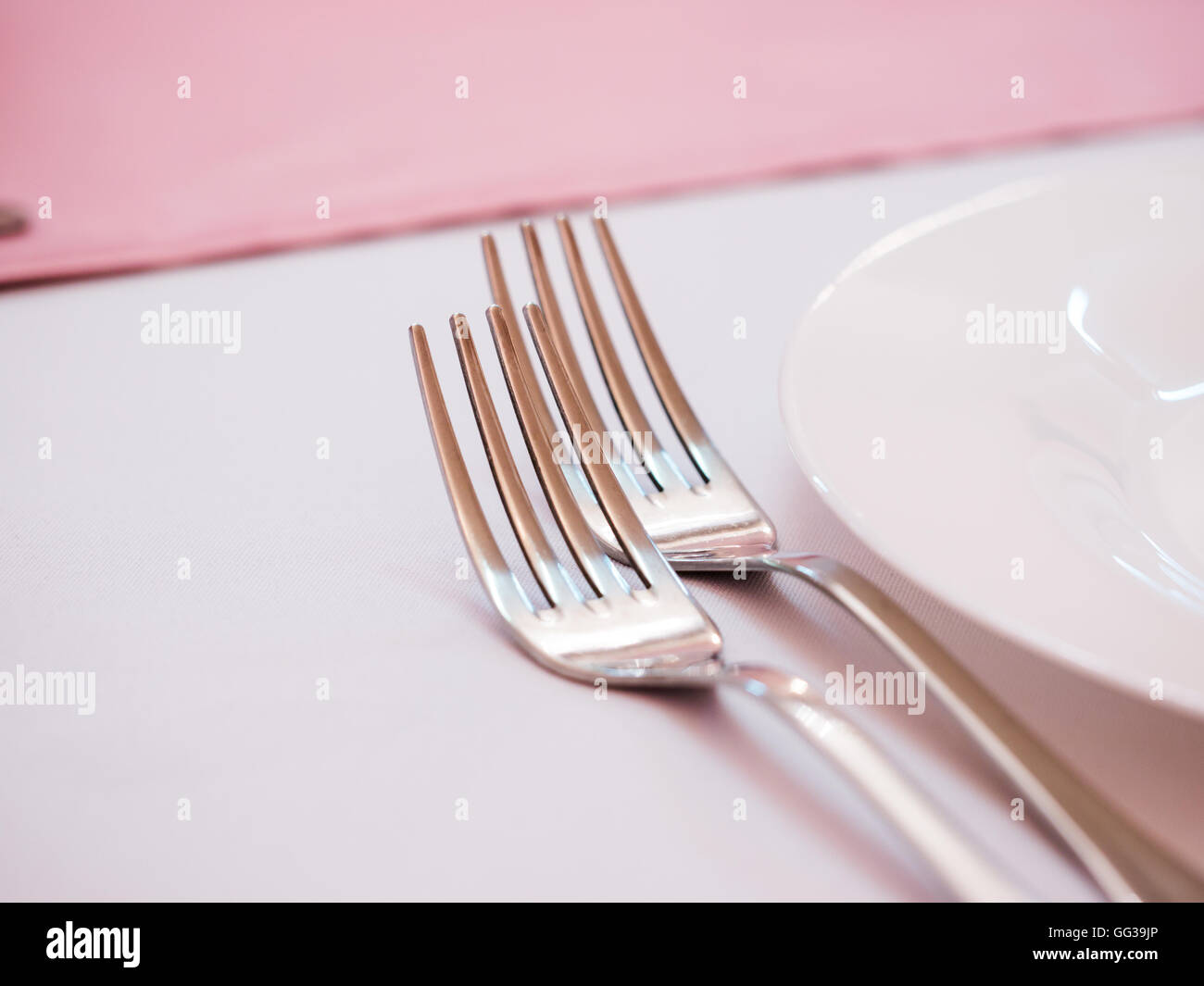 Two kitchen forks Stock Photo - Alamy