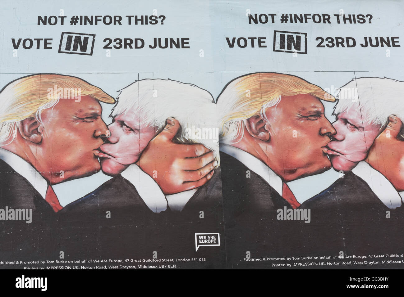 EU Referendum Remain Campaign Stock Photo - Alamy