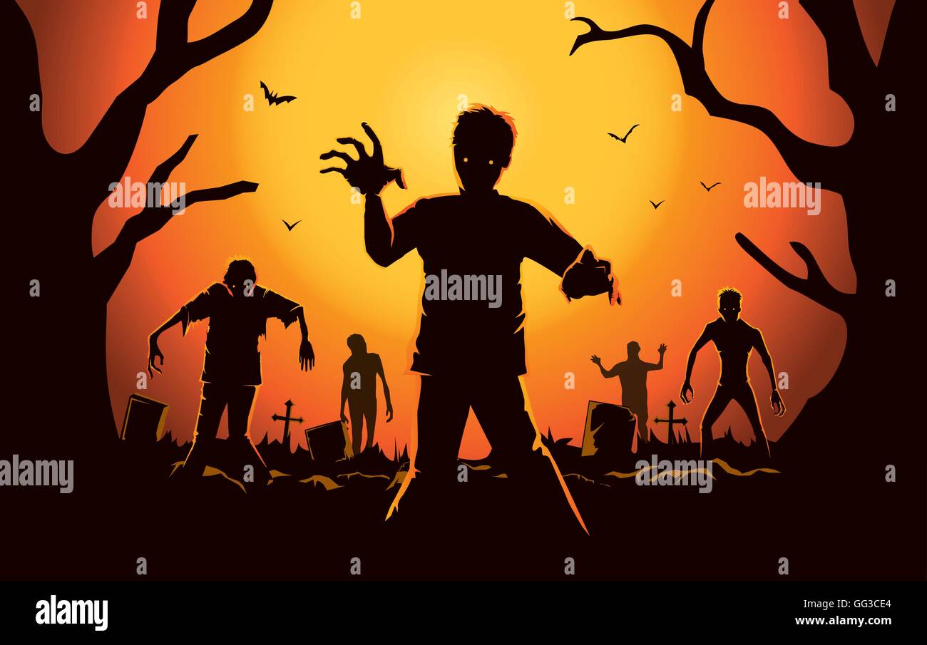 The walking dead Stock Vector Images - Alamy