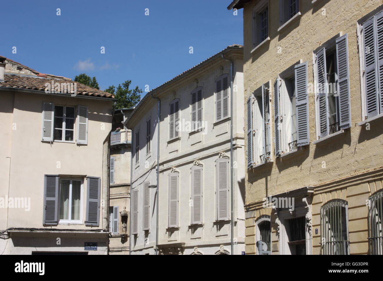 Streets in the old town of Avignon, Vaucluse, France Stock Photo - Alamy