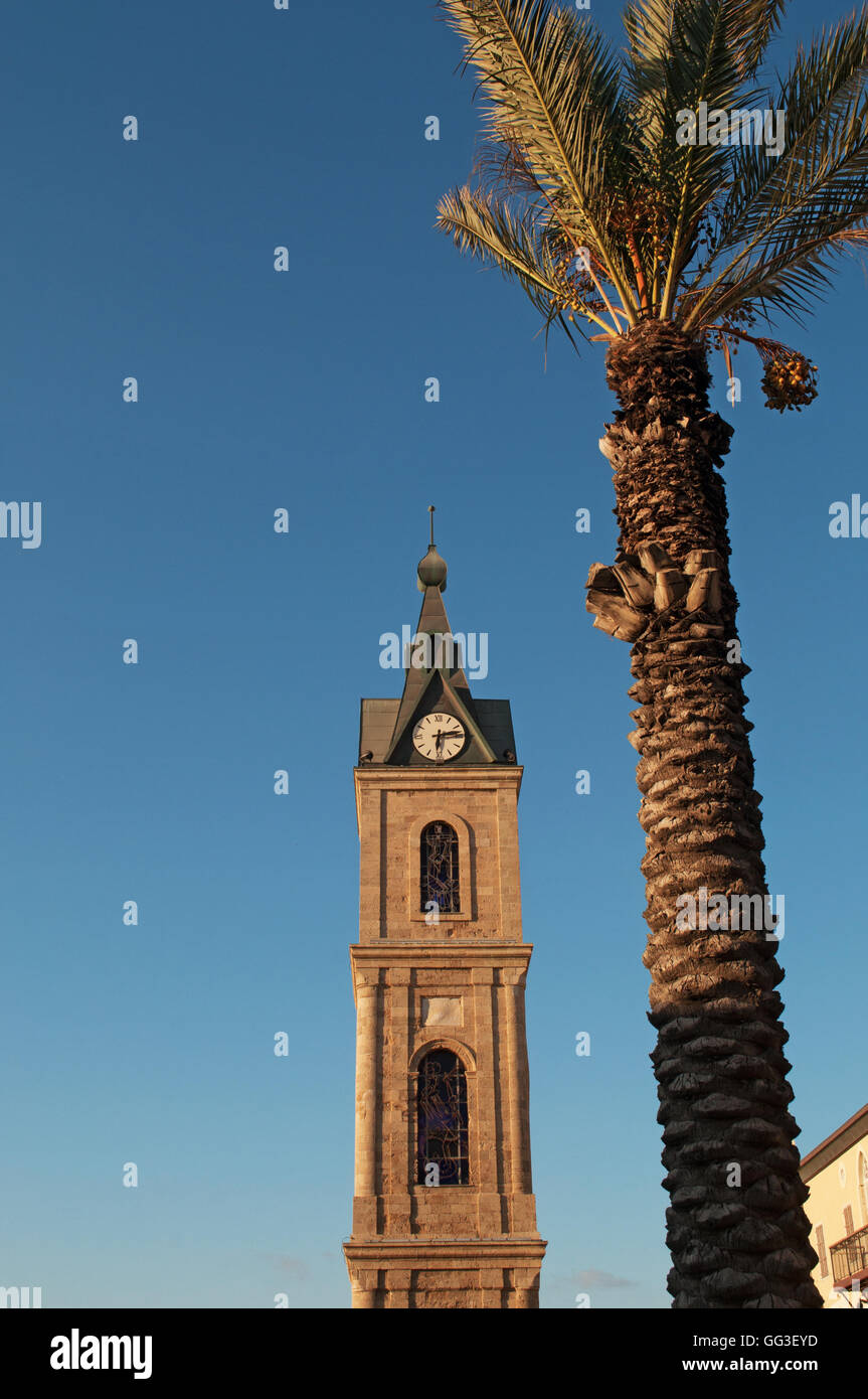 Israel: view of the Jaffa Clock Tower, one of seven clock towers built ...