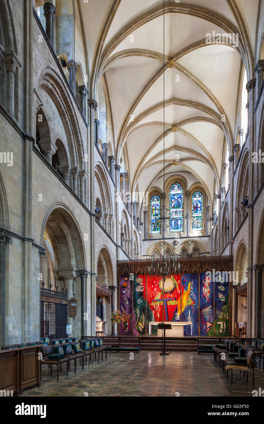 Interior of Chichester Cathedral, England Stock Photo - Alamy