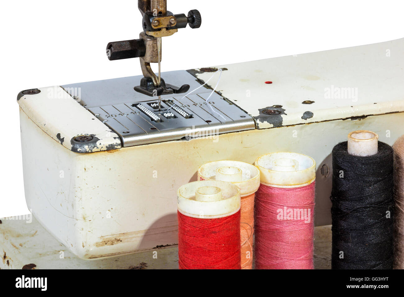 Old time sewing machine hi-res stock photography and images - Alamy
