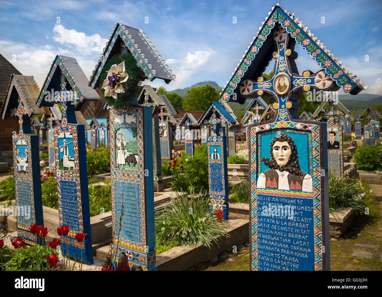 Colorful painted grave hi-res stock photography and images - Alamy