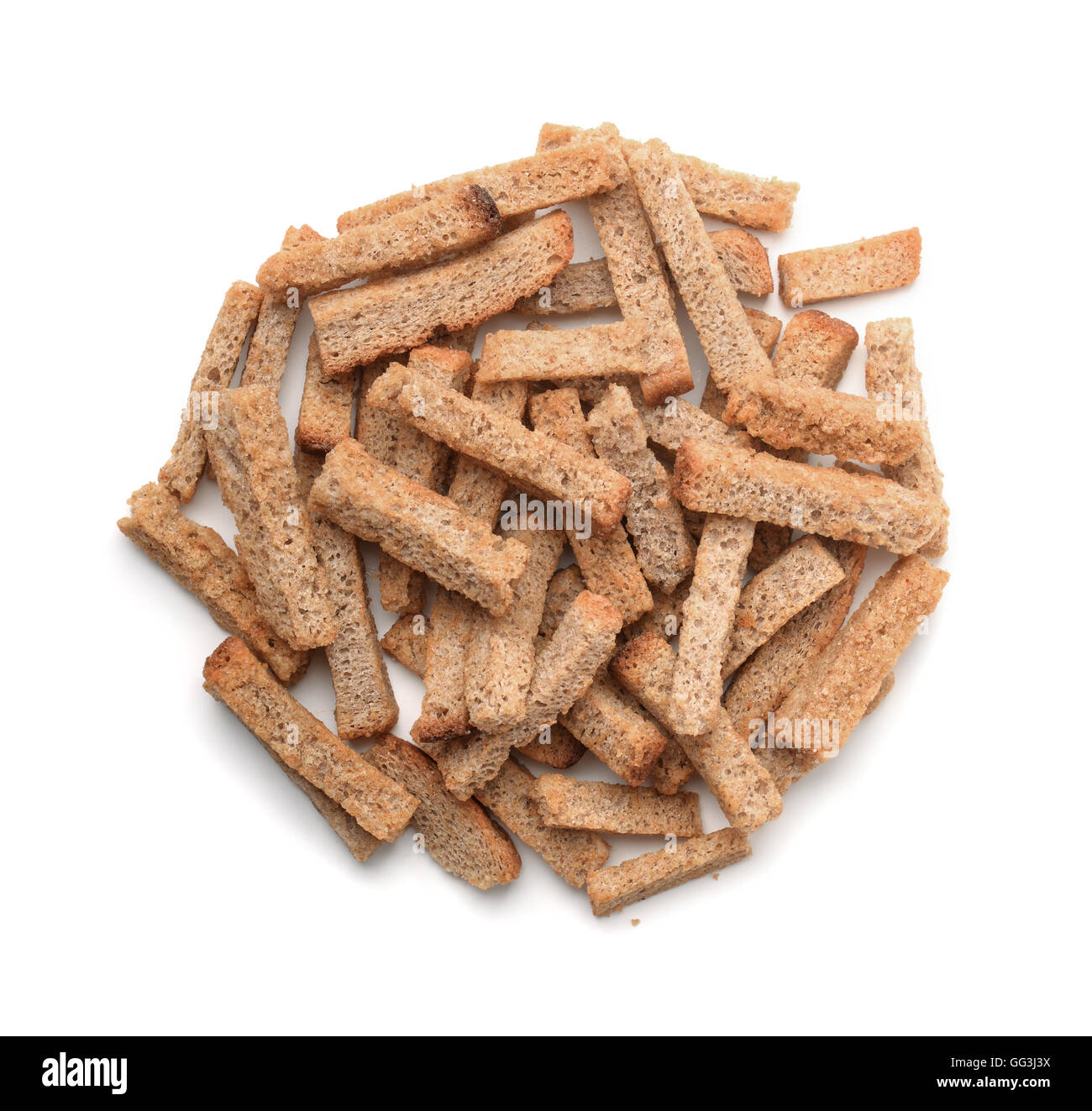Crispy rusk on white hi-res stock photography and images - Alamy