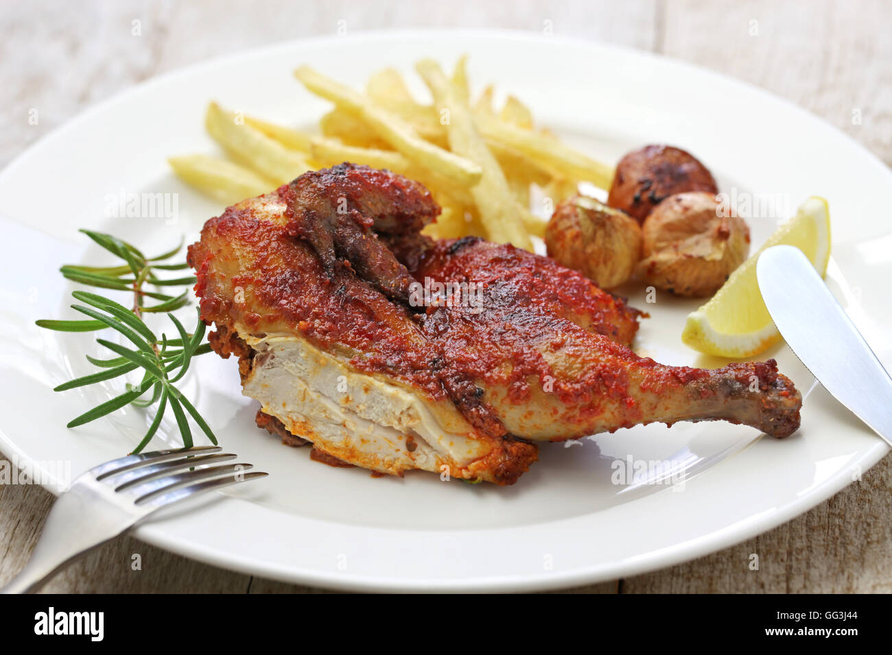 Piri piri chicken hi-res stock photography and images - Alamy