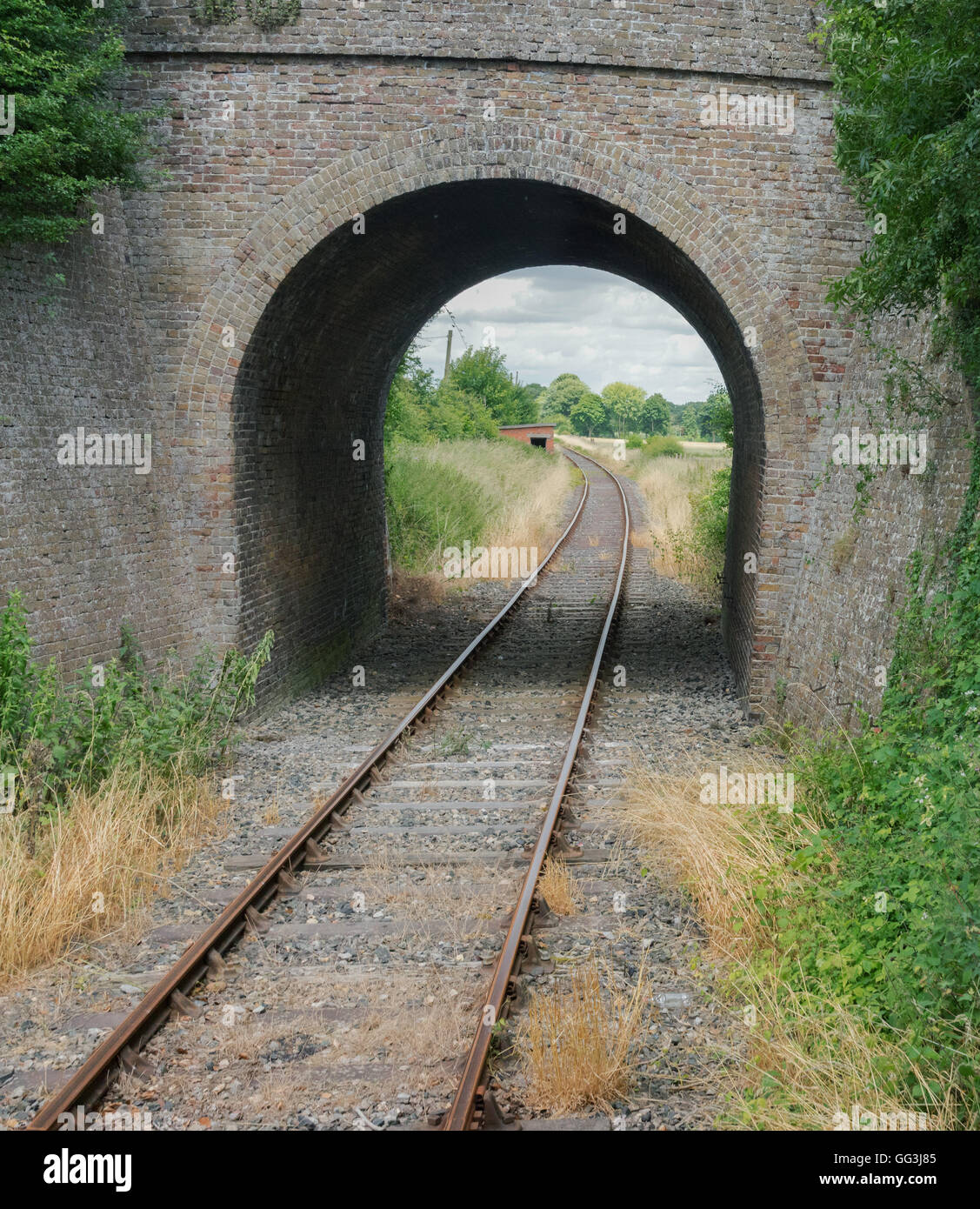 The Cholsey and Wallingford heritage railway in Oxfordshire Stock Photo ...