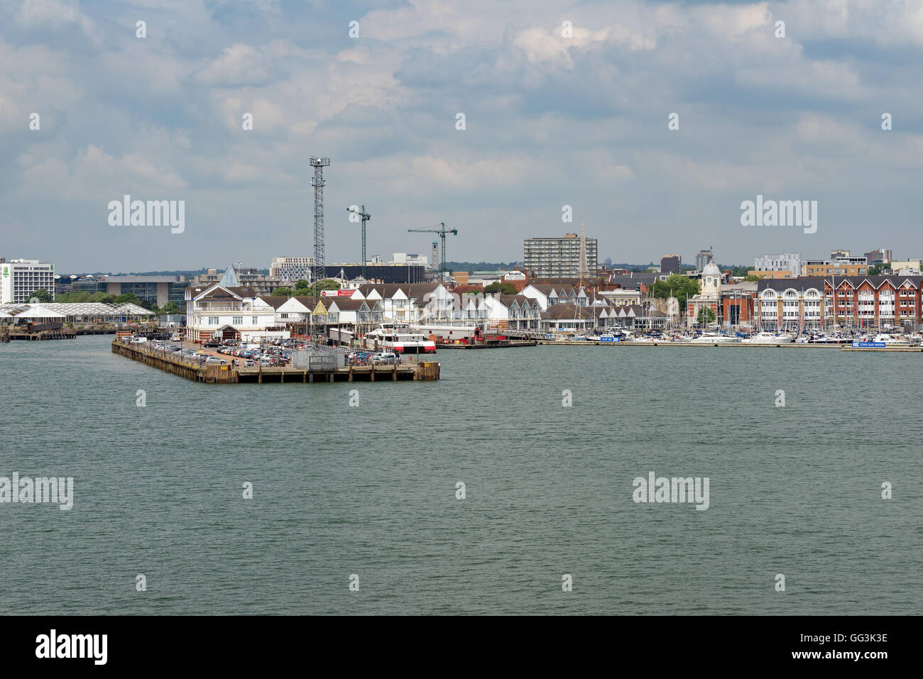 Town Quay marina in Southampton Stock Photo - Alamy