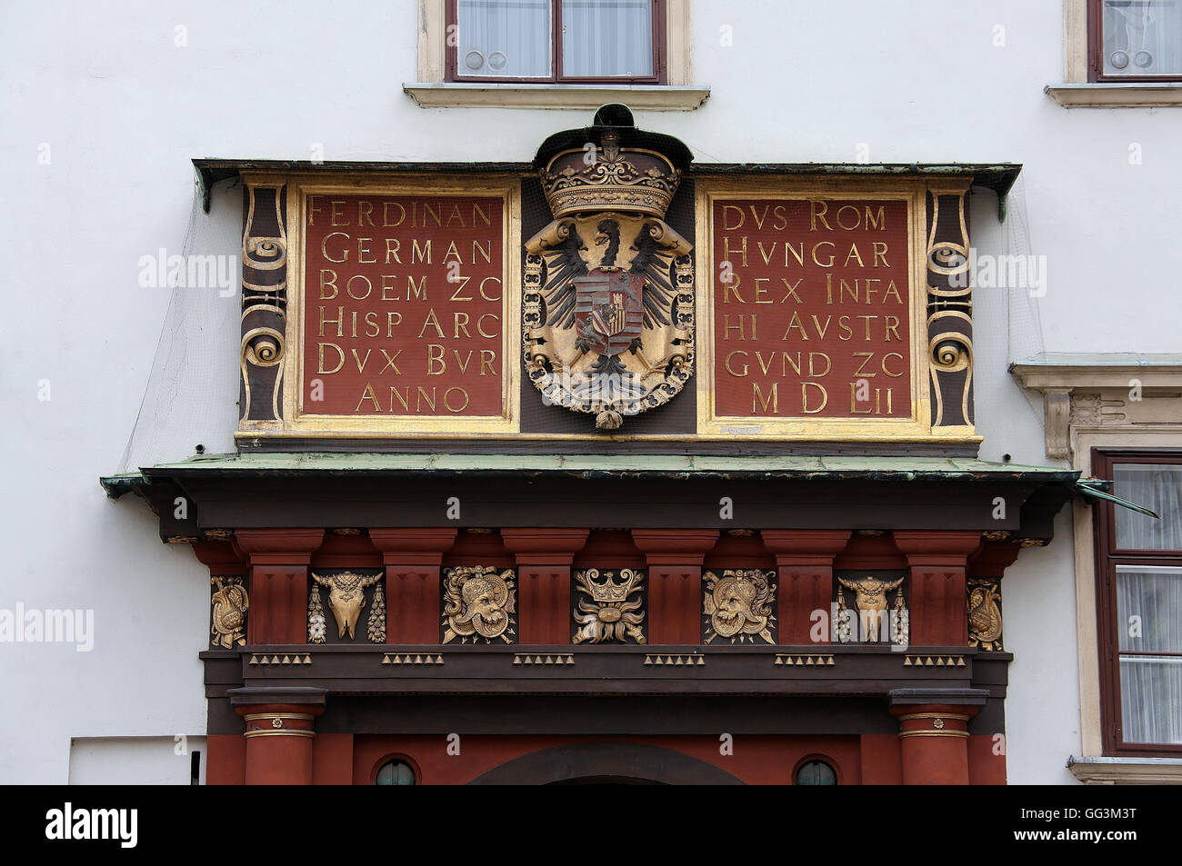 Imperial palace of habsburg dynasty in vienna hi-res stock photography ...