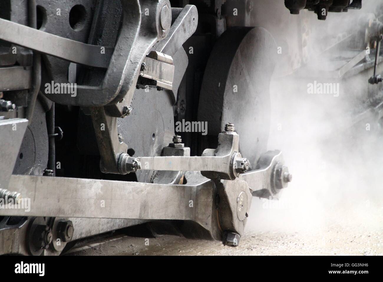 Steam Locomotive parts Stock Photo - Alamy