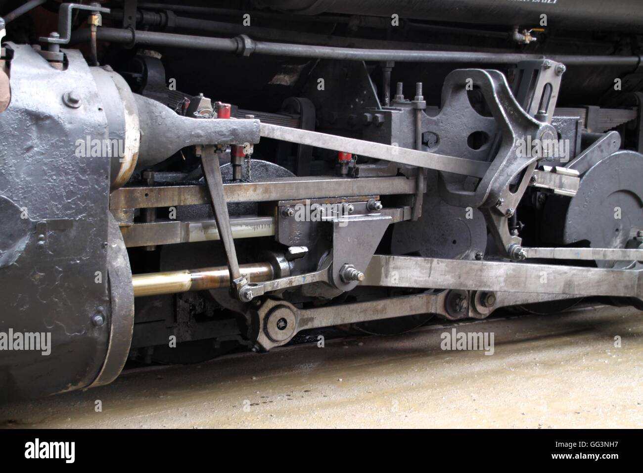 Steam Locomotive parts Stock Photo - Alamy