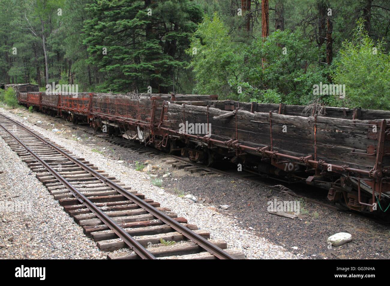 Old railroad car used hi-res stock photography and images - Alamy