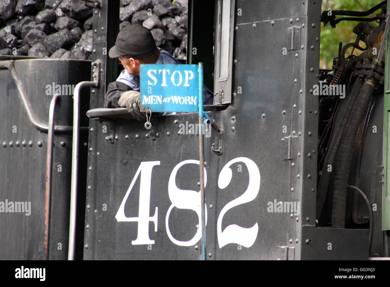 American Steam Locomotive #482 D&SNG Stock Photo - Alamy