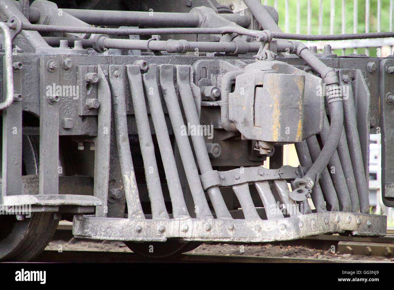Steam train cow catcher hi-res stock photography and images - Alamy