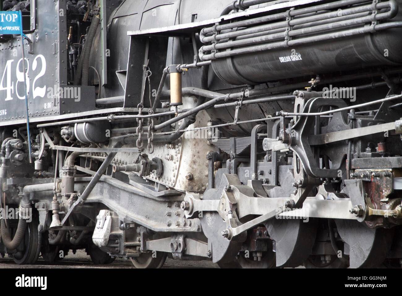 American Steam Locomotive #482 D&SNG Stock Photo - Alamy