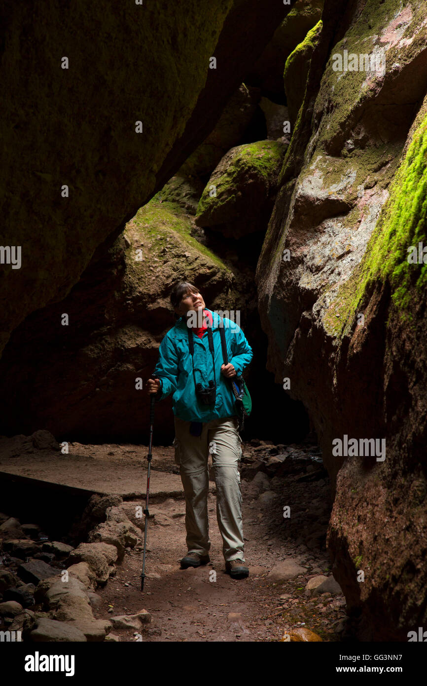 Bear Gulch Cave, Pinnacles National Park, California Stock Photo - Alamy
