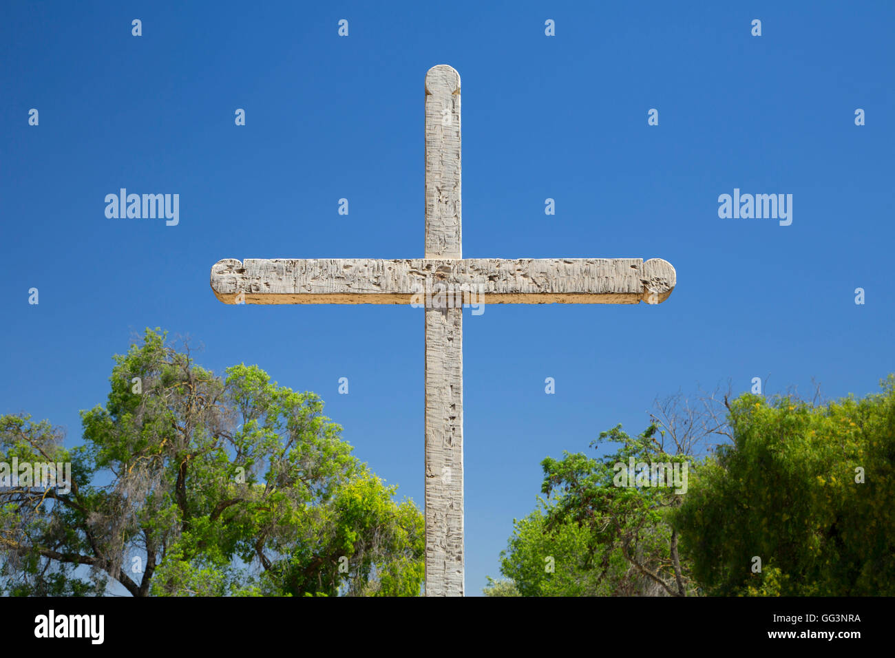 Mission cross, Mission San Juan Bautista, San Juan Bautista, California ...