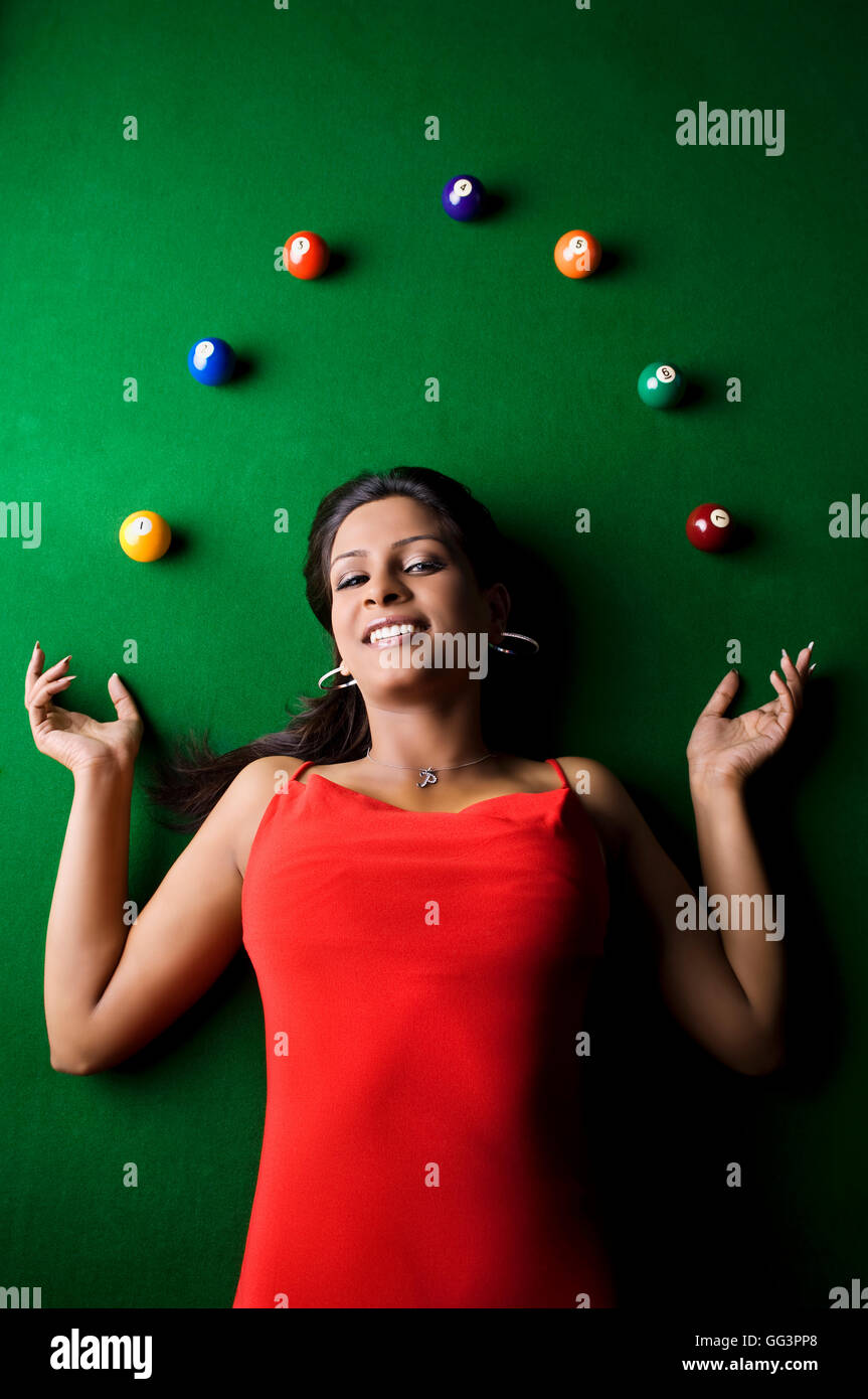 Woman having fun Stock Photo - Alamy
