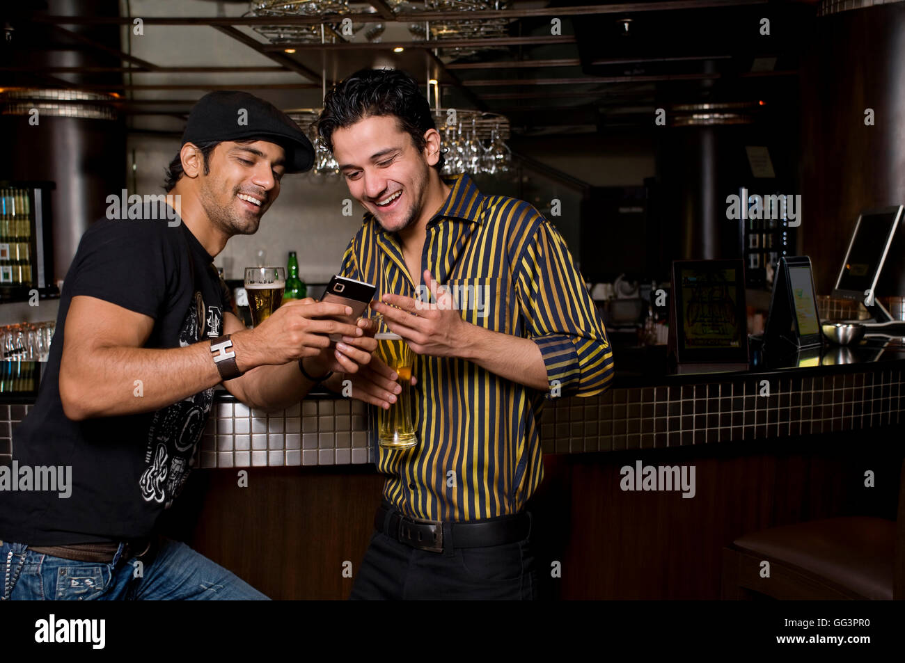 Two friends having fun Stock Photo - Alamy