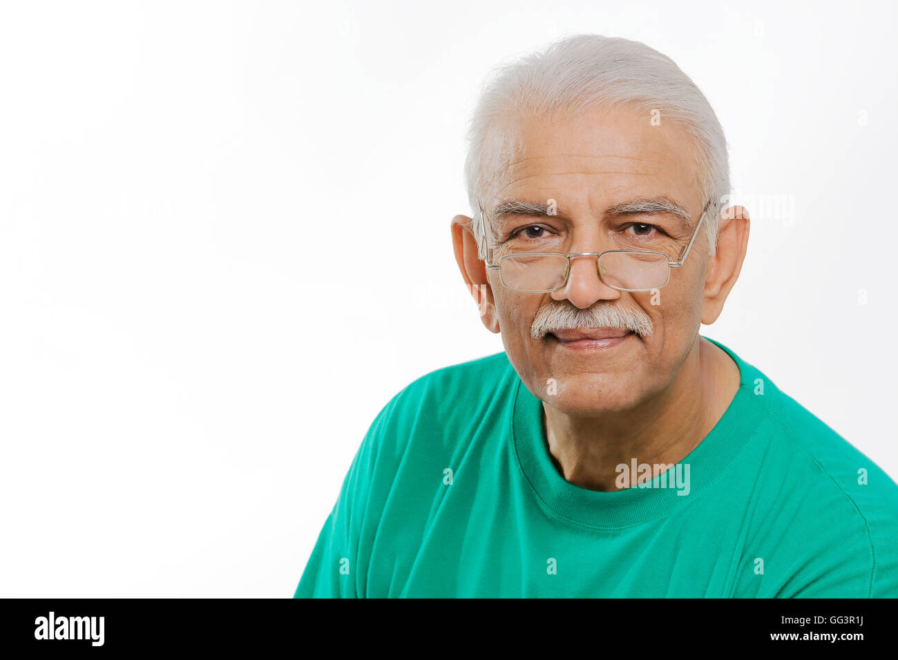 Old man with glasses Stock Photo - Alamy