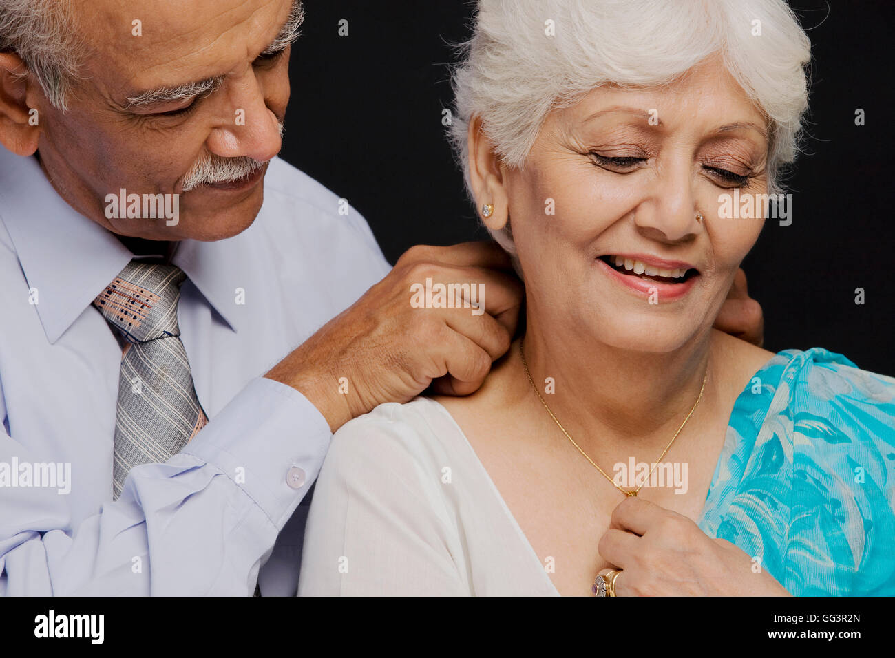 Jewel neck hi-res stock photography and images - Alamy