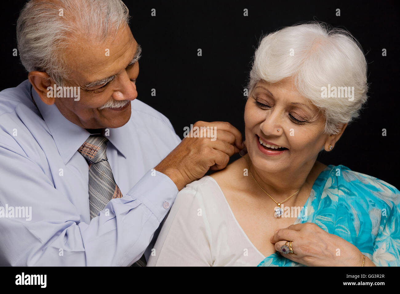 Jewel neck hi-res stock photography and images - Alamy