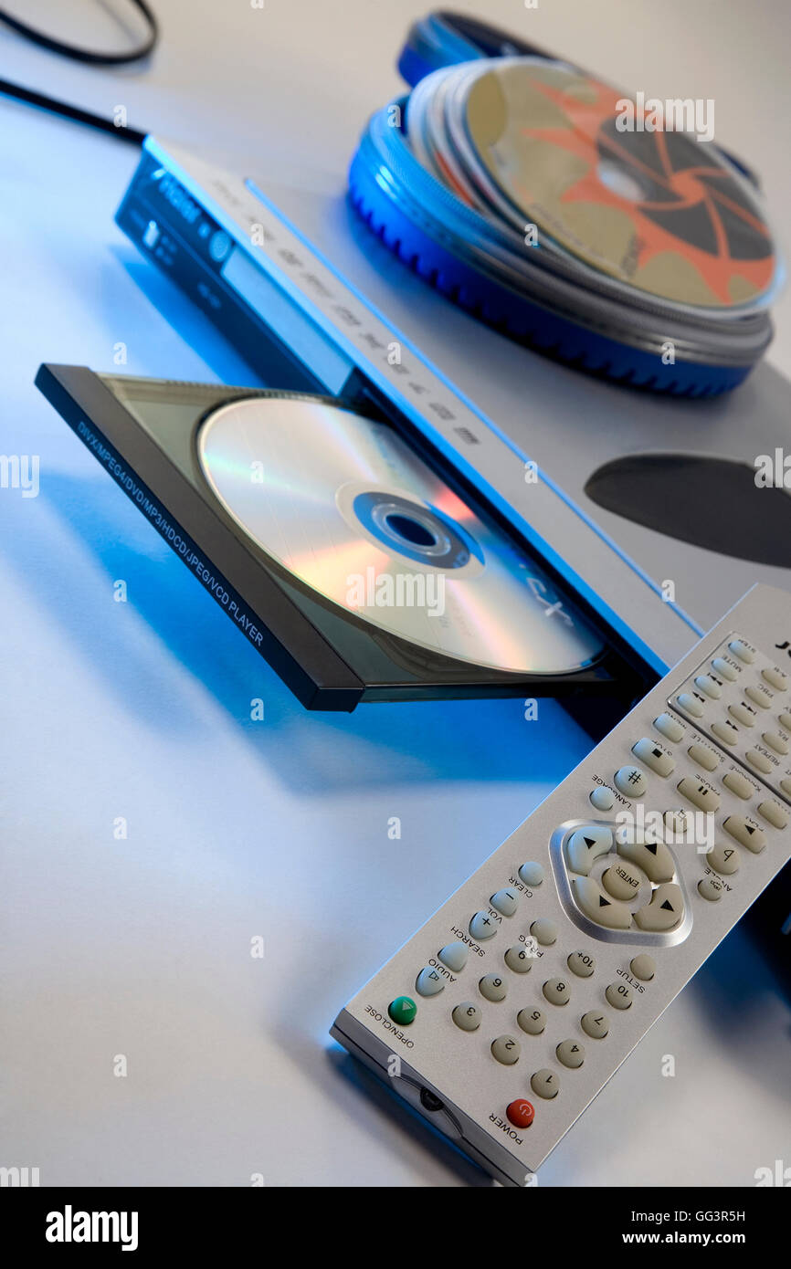 DVD/CD player with CD Stock Photo - Alamy