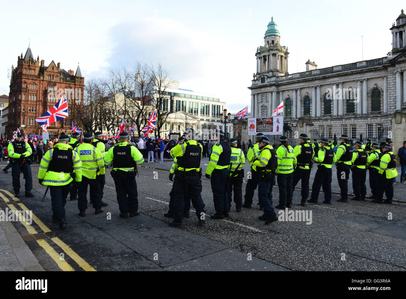 Police car northern ireland hi-res stock photography and images - Alamy