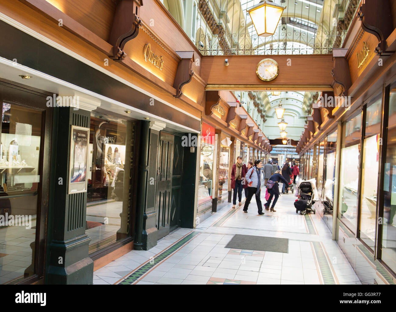 Inside Victoria Square shopping centre, Belfast Stock Photo - Alamy