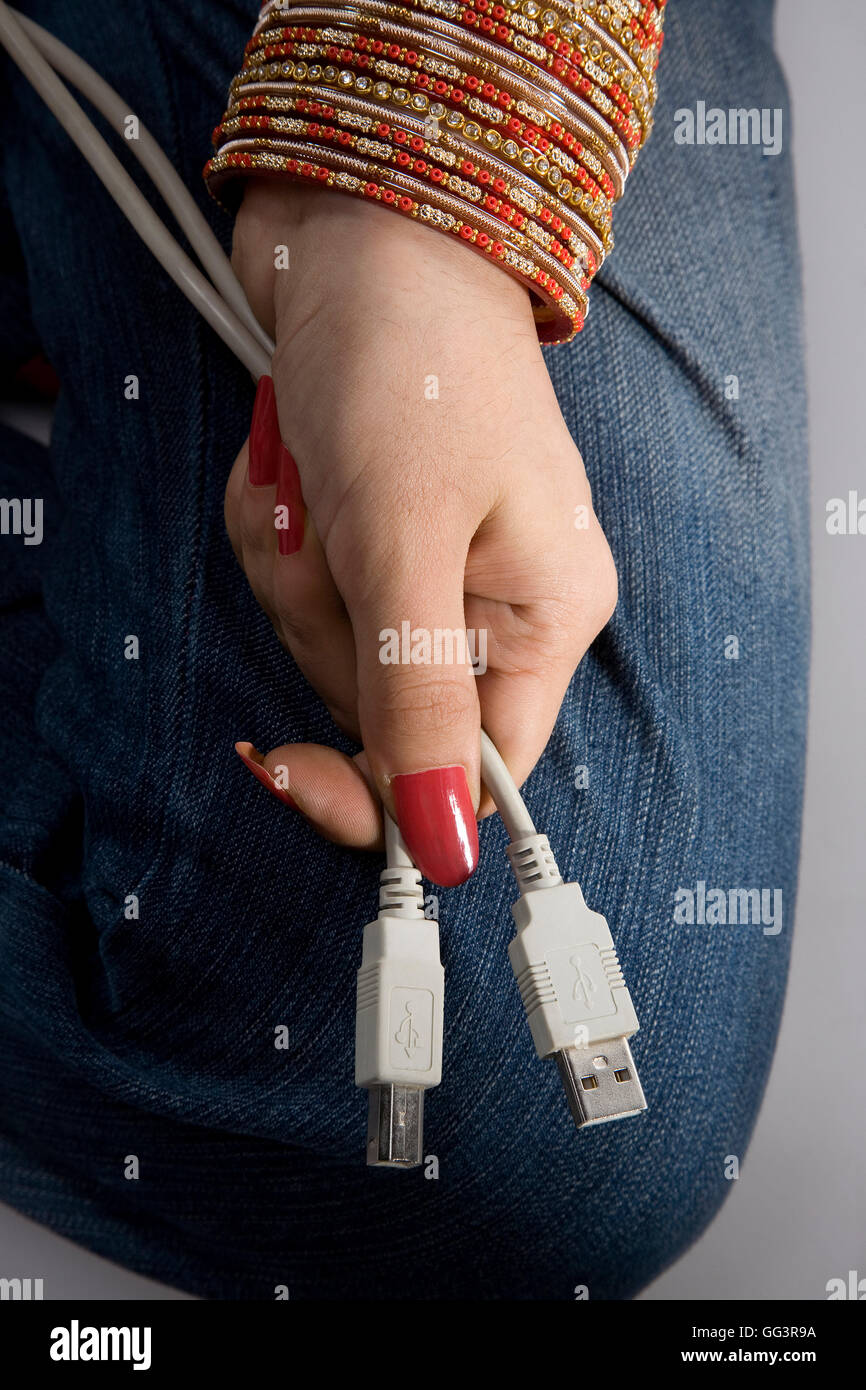 Action of two with fingers woman hi-res stock photography and images ...
