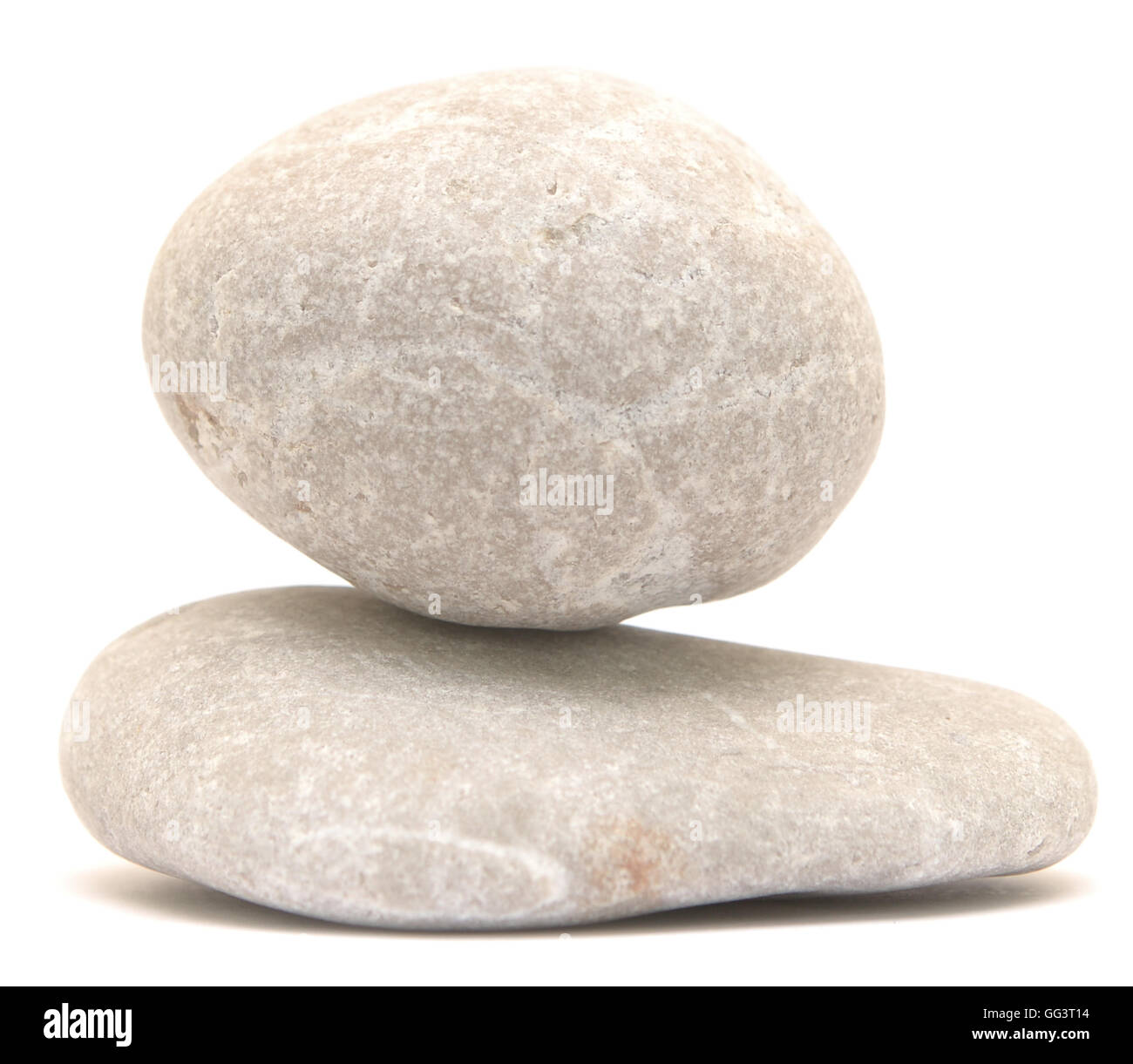 balancing stone tower isolated on white background Stock Photo - Alamy