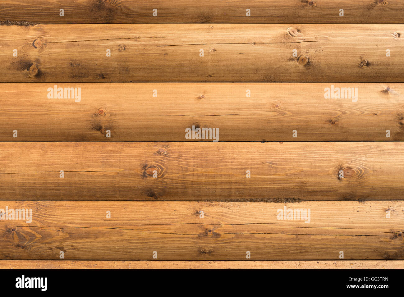 Wooden background with horizontal boards painted in brown Stock Photo ...