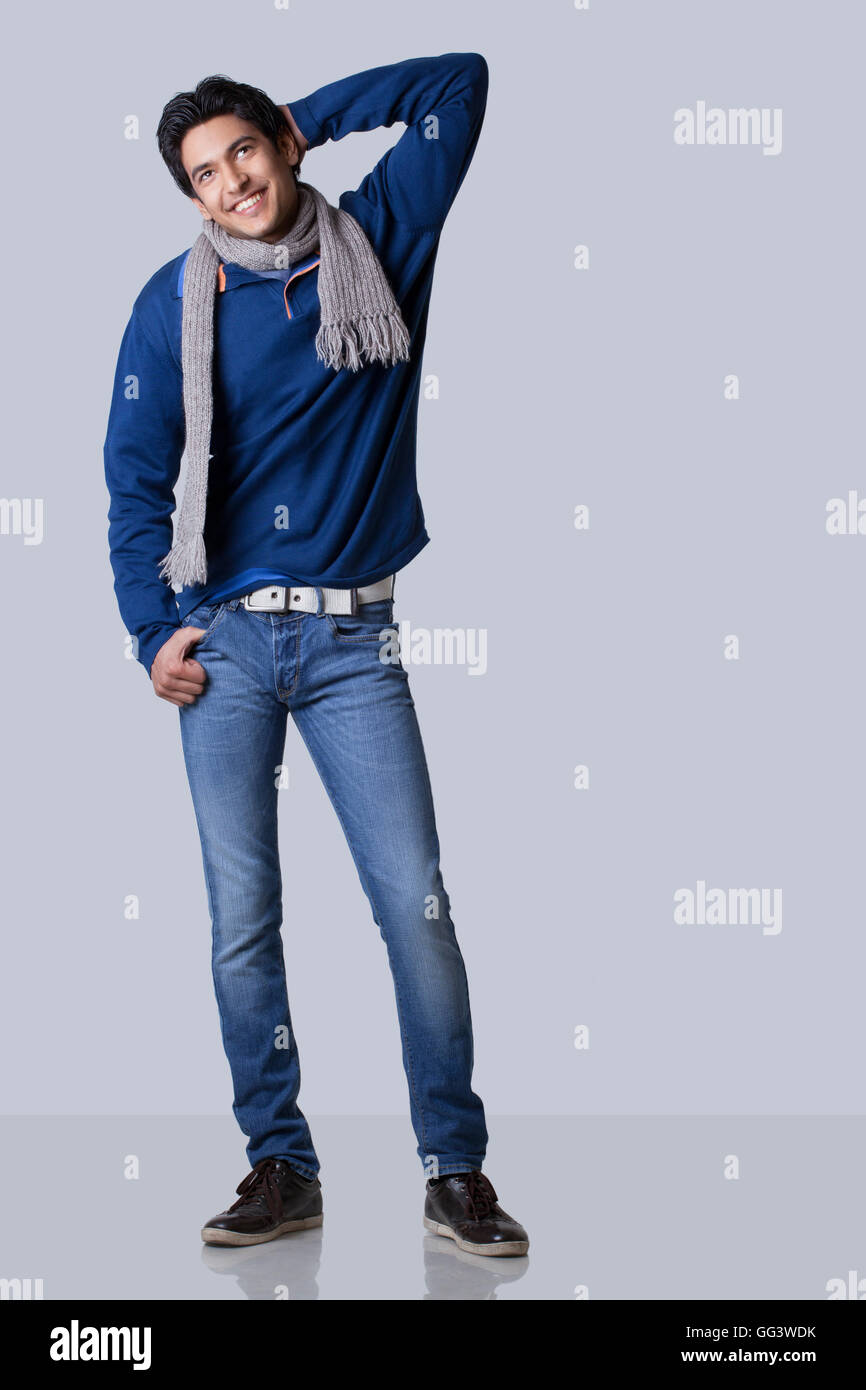 Young fashion model looking away Stock Photo - Alamy