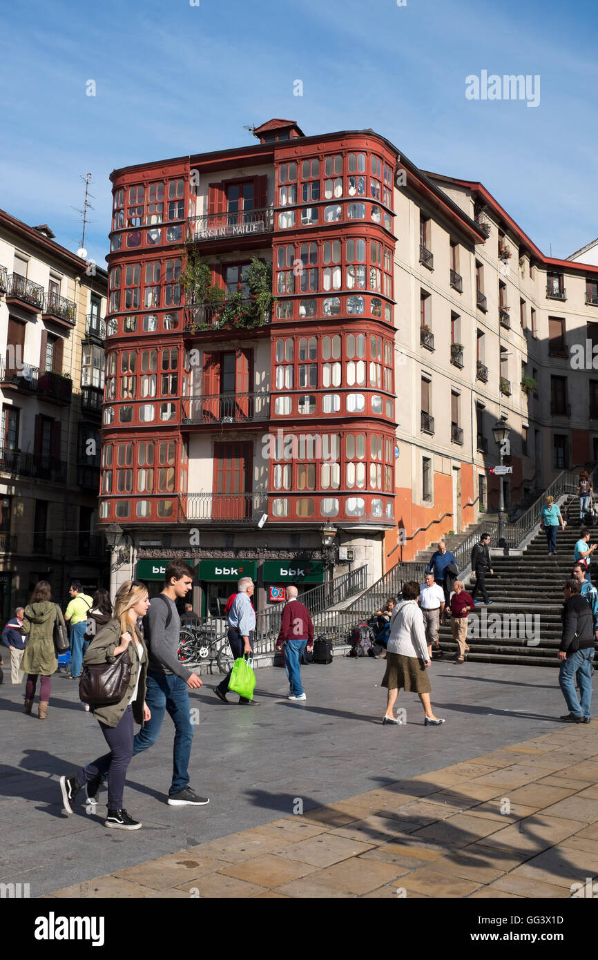 Old Town Bilbao Spain Stock Photo - Alamy