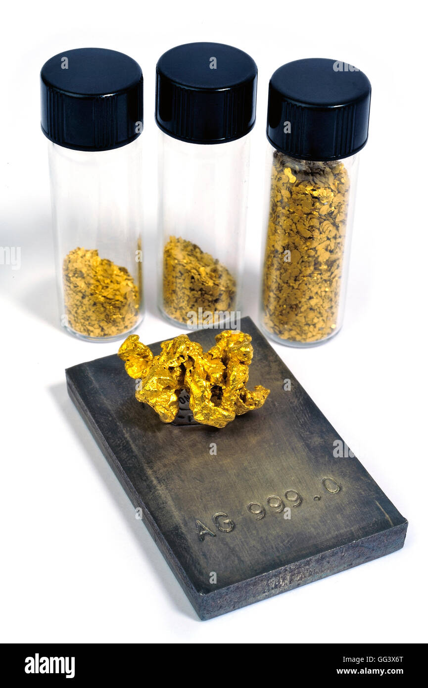 Gold prospecting Cut Out Stock Images & Pictures - Alamy