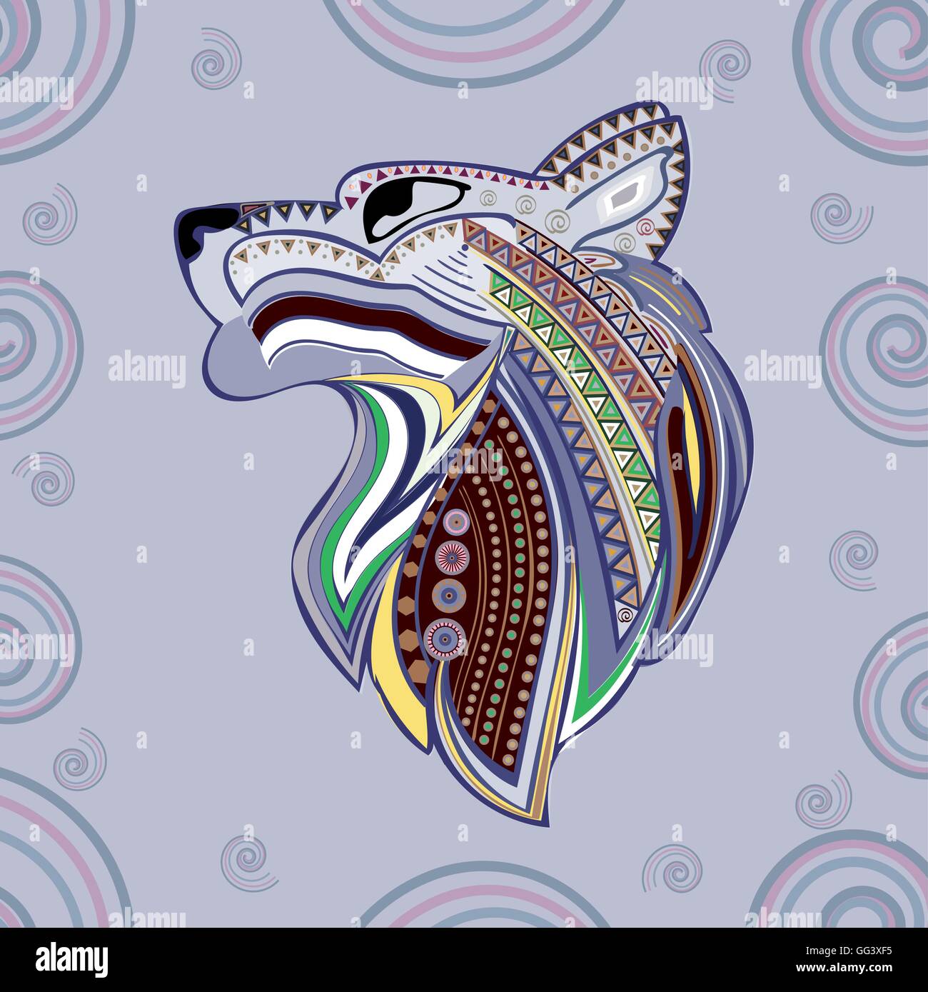 Tribal family forest Stock Vector Images - Alamy