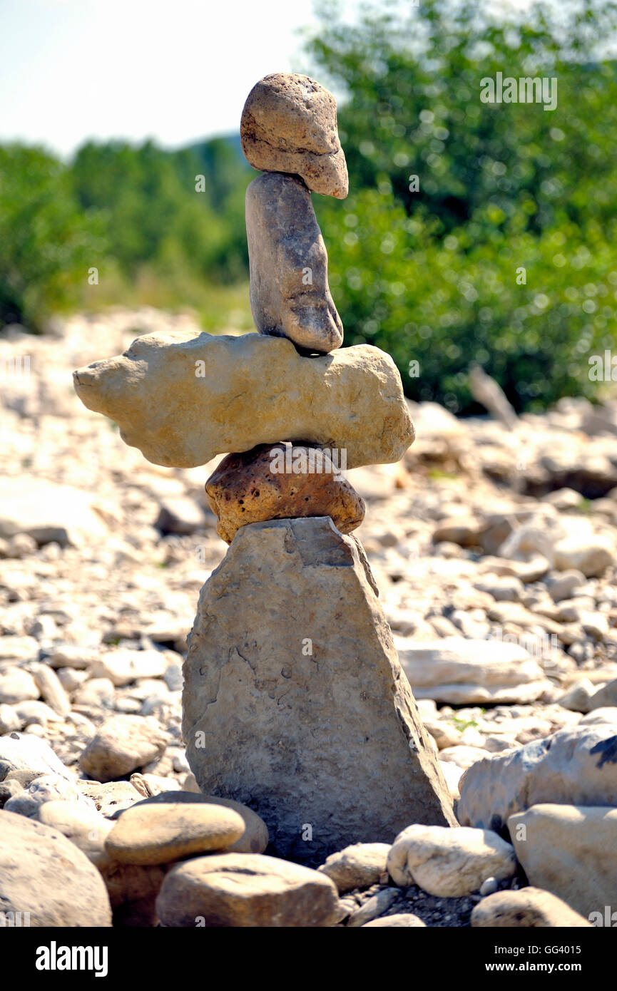 stones in balance stones balances some representing a catch Stock Photo ...