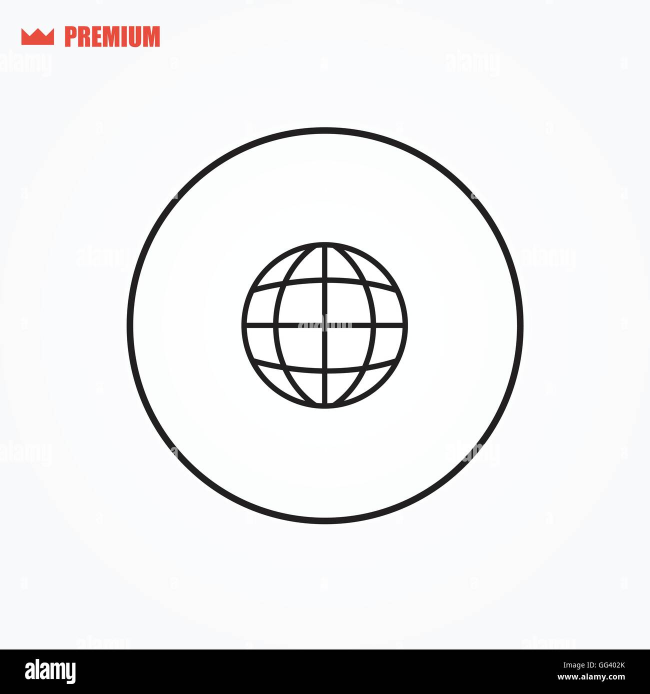 World vector icon Stock Vector Image & Art - Alamy