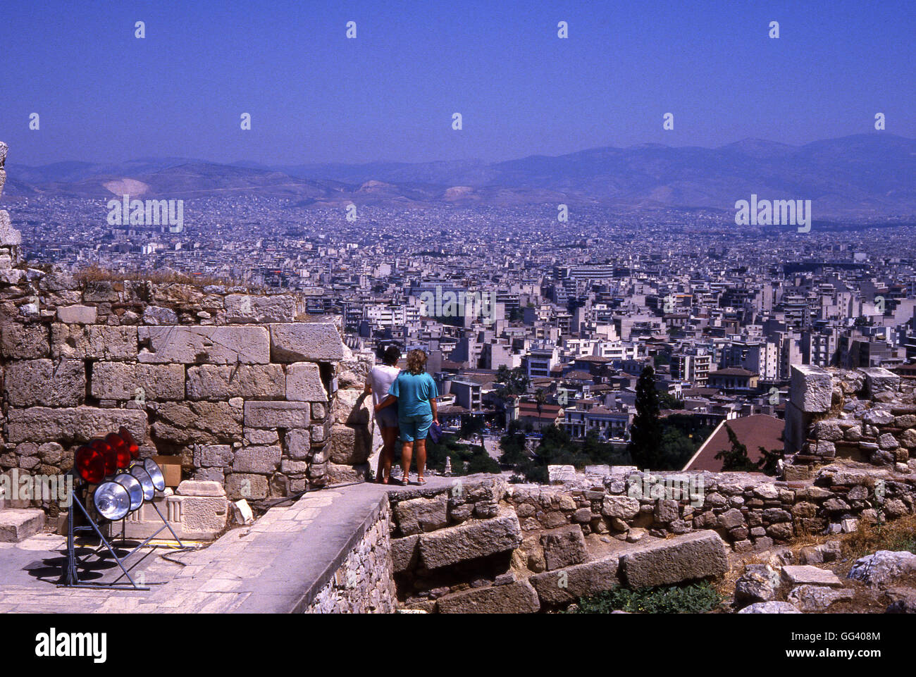 View of Athens Greece Stock Photo - Alamy