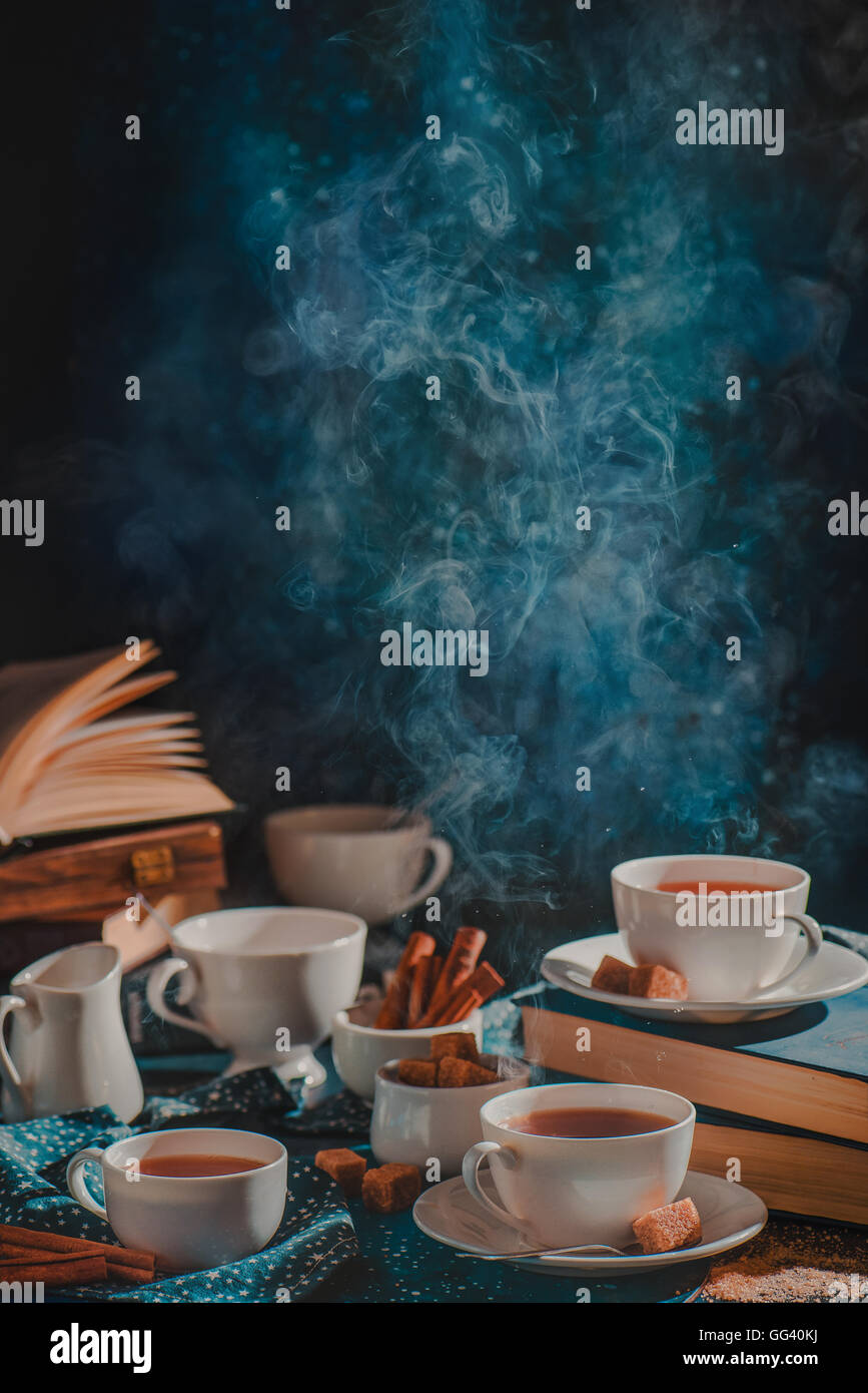 Rainy day tea Stock Photo - Alamy