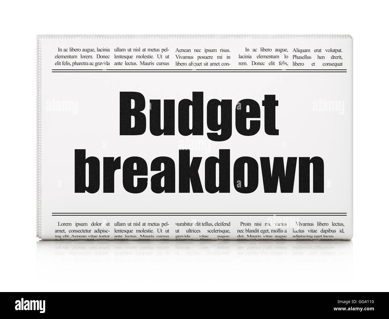 Budget breakdown hi-res stock photography and images - Alamy