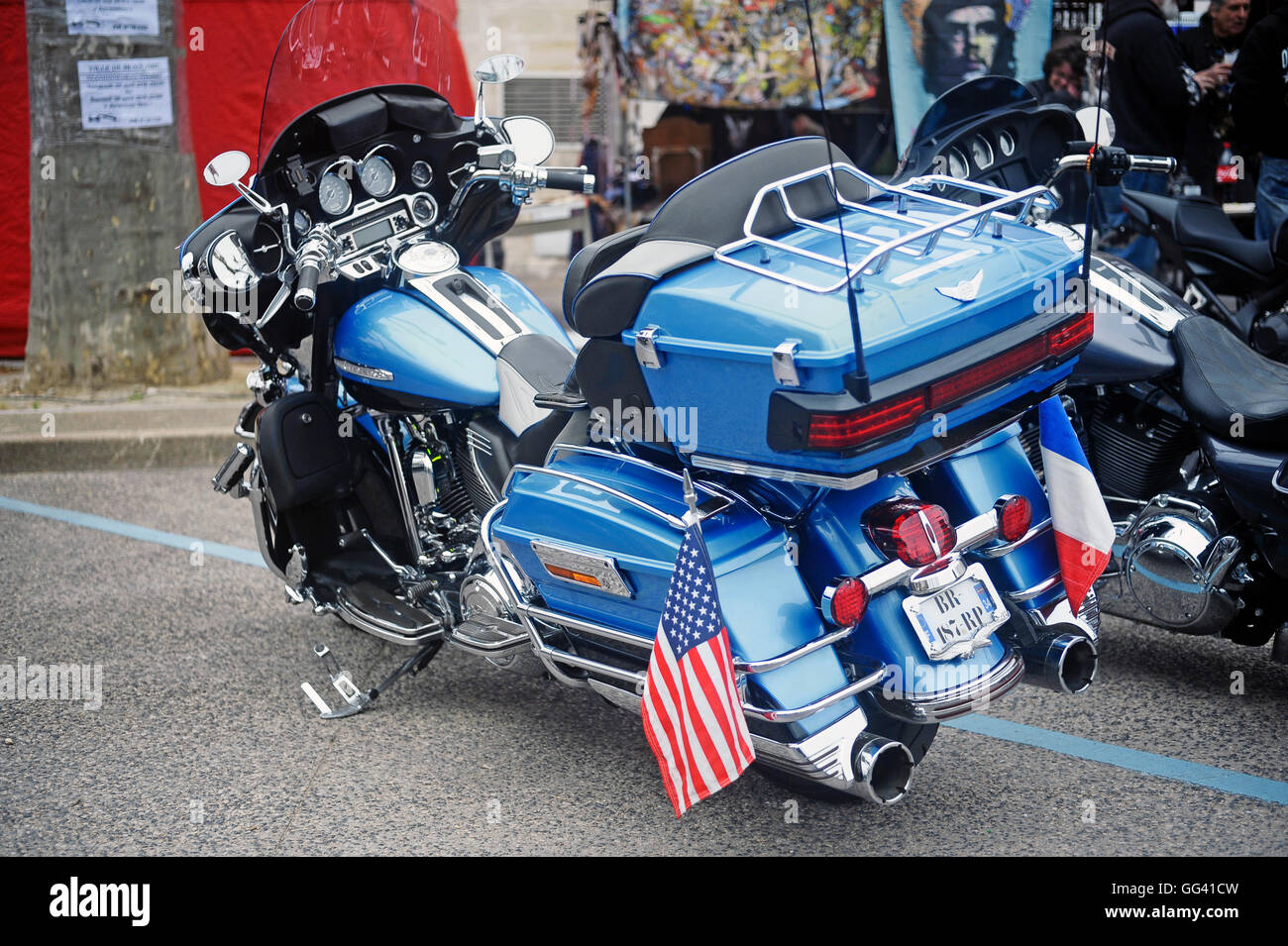 honda goldwing custom to a gathering of American motorcycles in ...