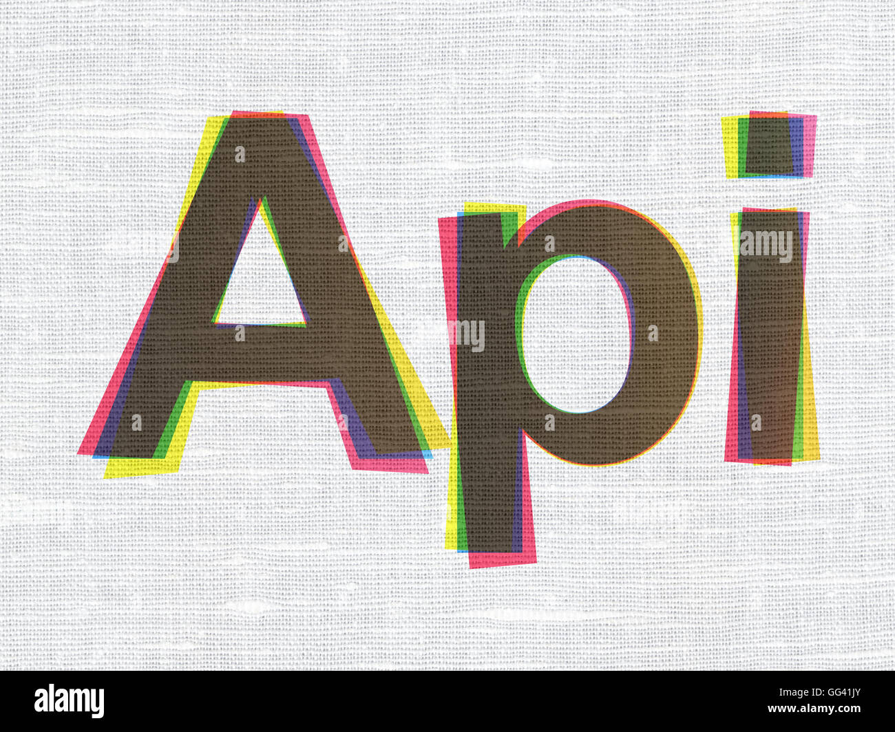 Programming concept: Api on fabric texture background Stock Photo - Alamy