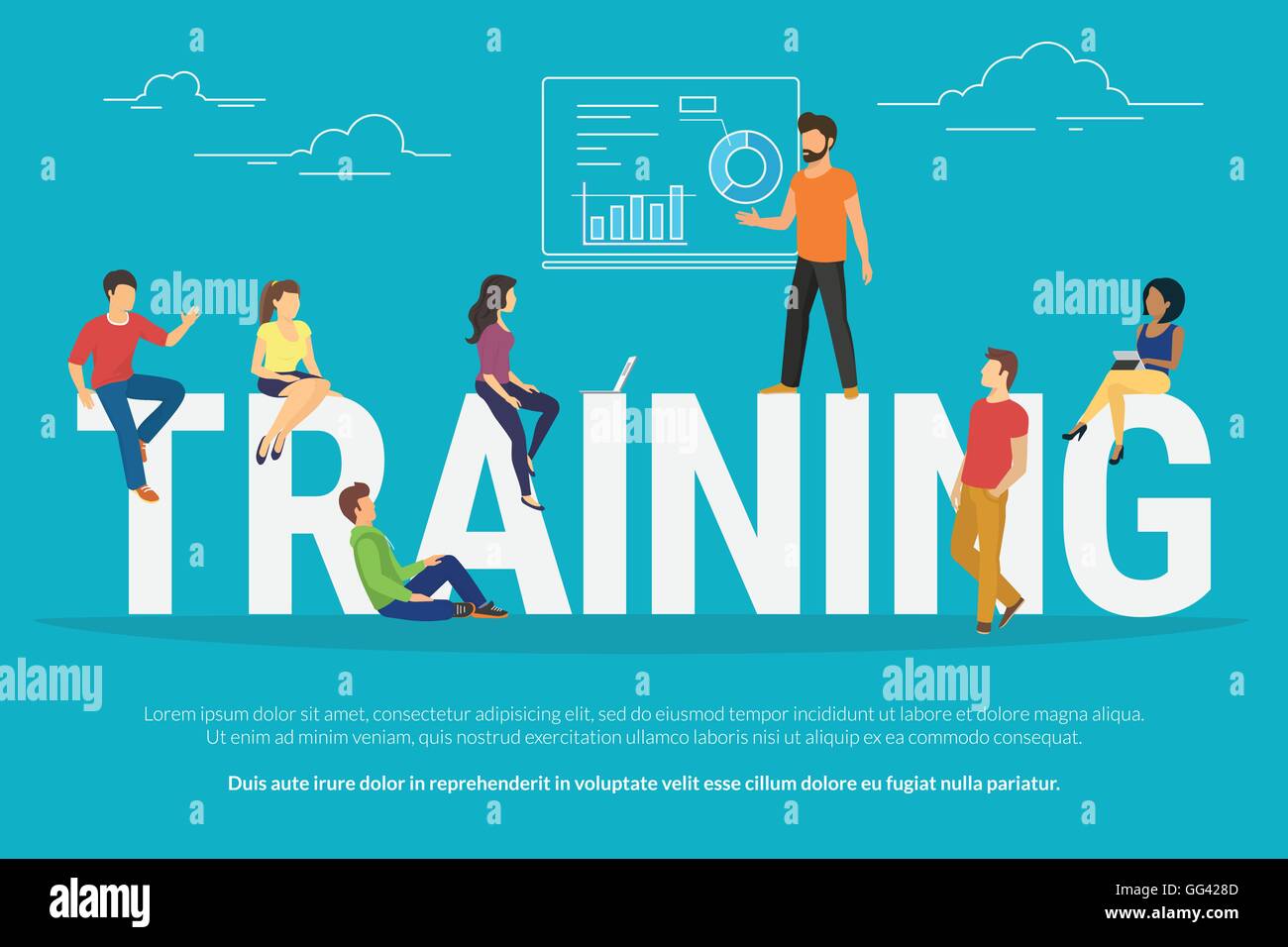 Training concept illustration Stock Vector Image & Art - Alamy