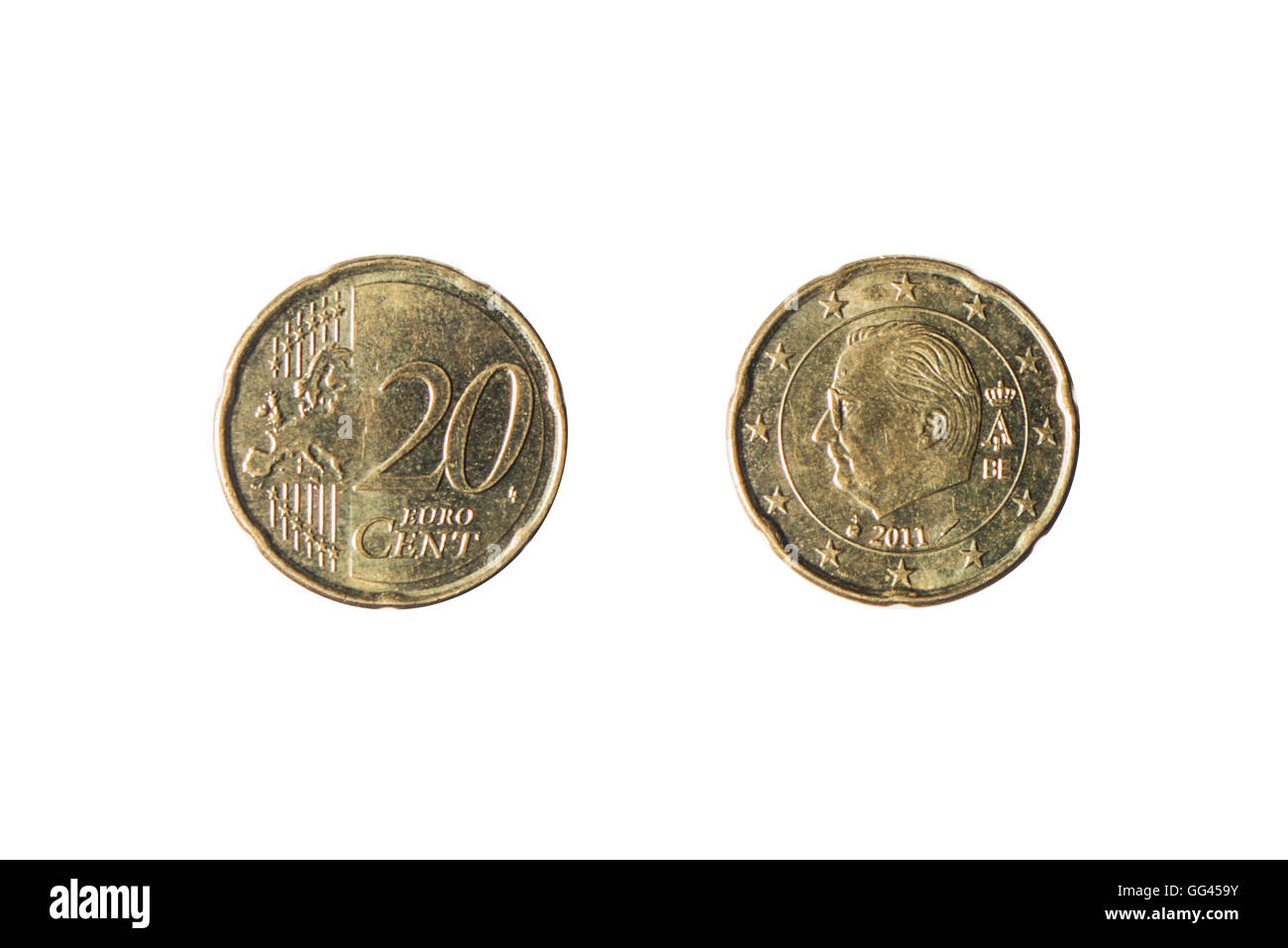 Euro coin both sides hi-res stock photography and images - Alamy