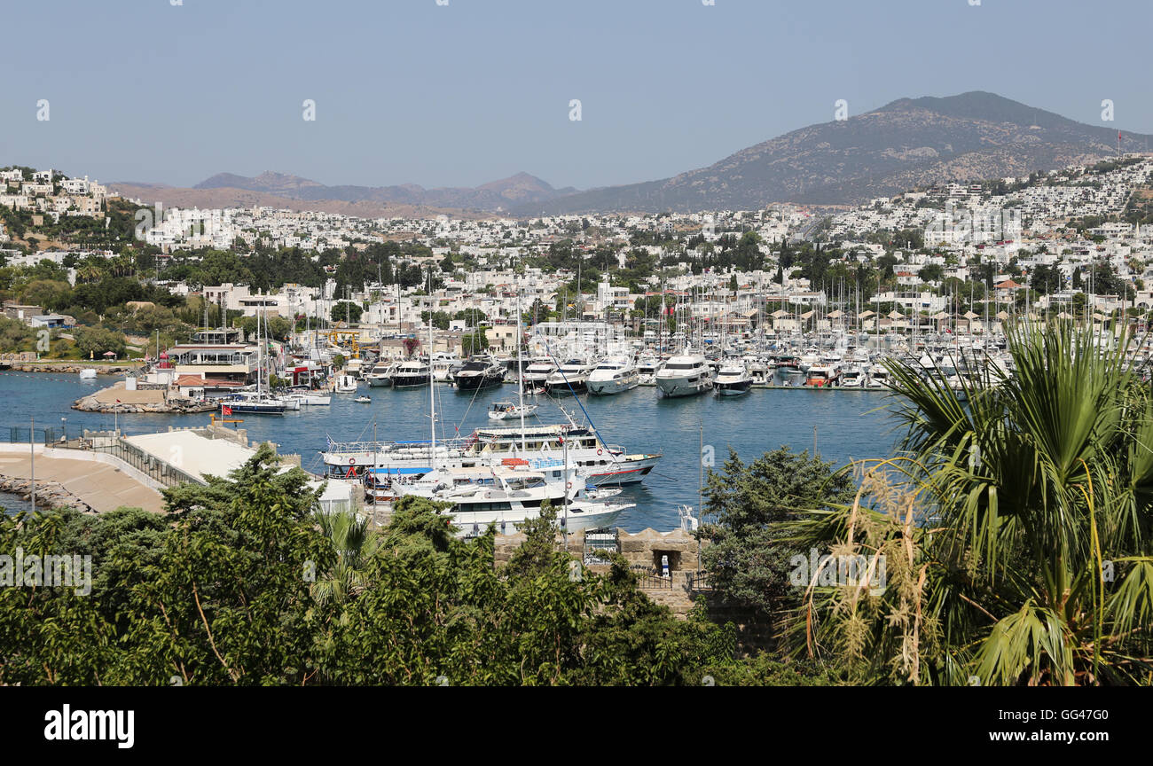 Bodrum Town in Mugla City, Aegean Turkey Stock Photo - Alamy